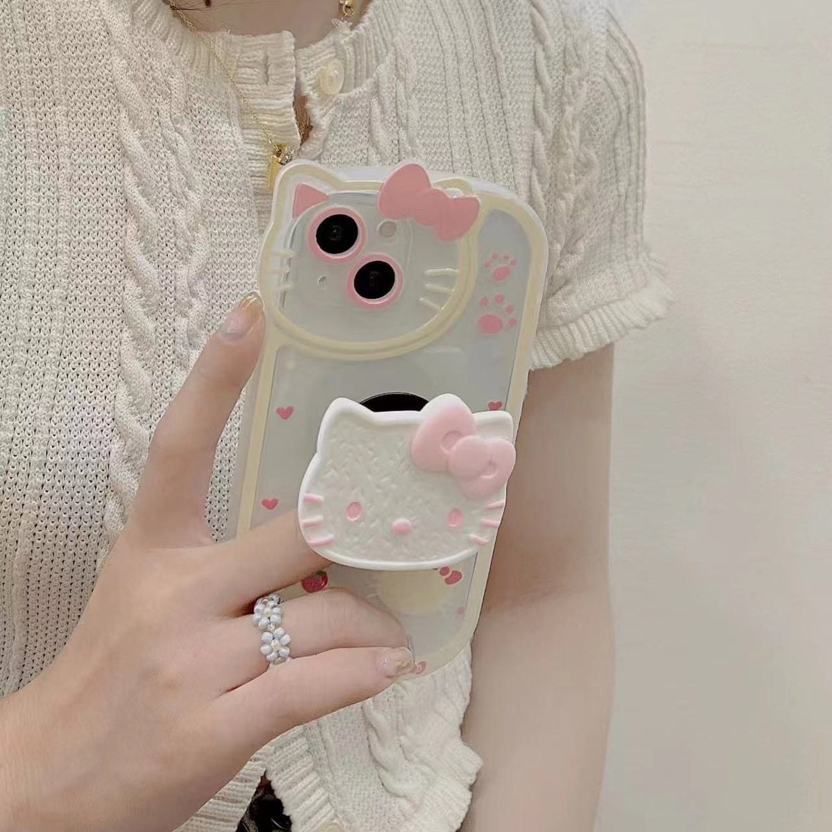 Hello Kitty Stand iPhone Case – Pinky Dollz